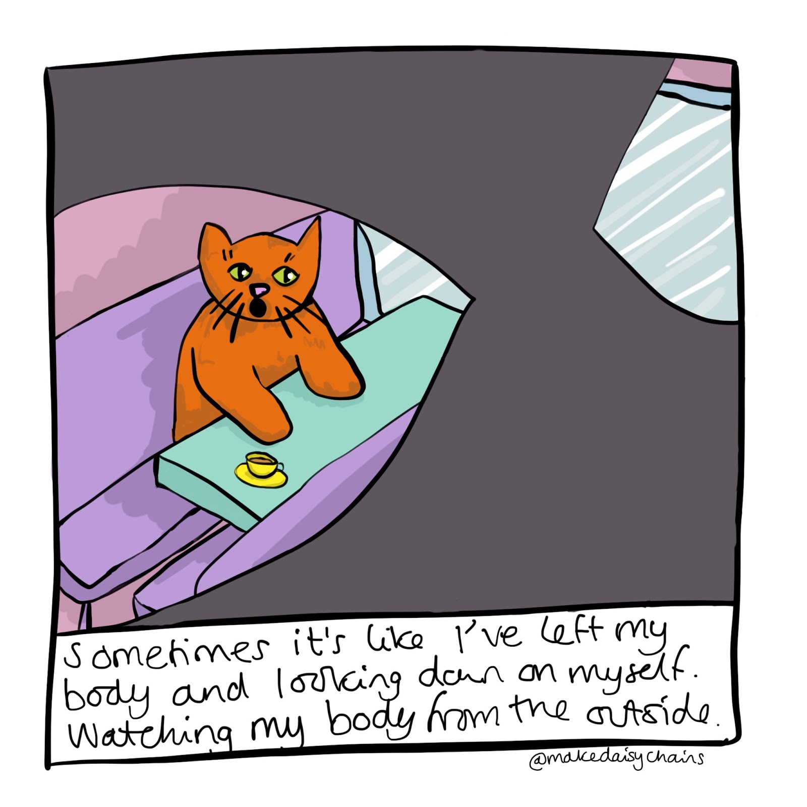 Hannah Daisy: Dissociation - explained in a short story. With cats - By ...