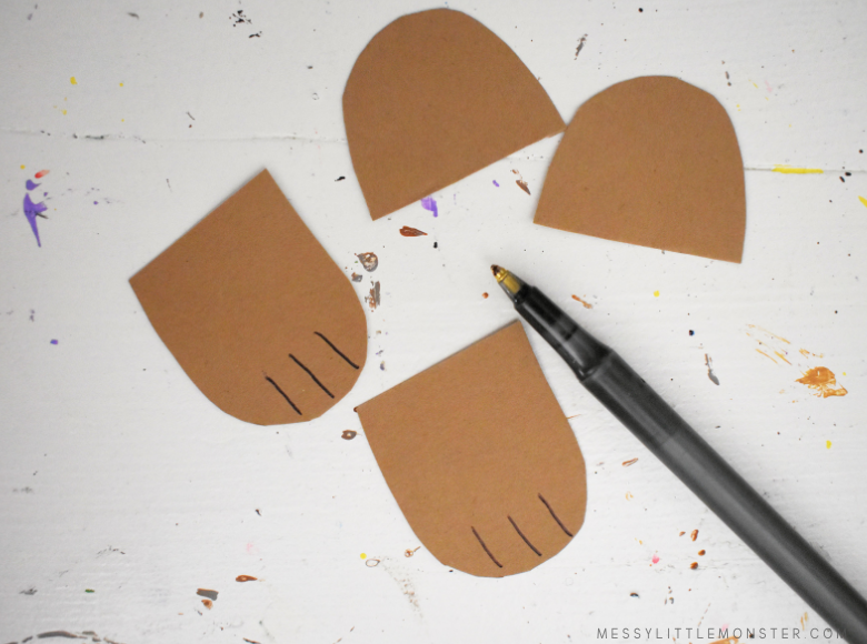 Paper Bag Bear Craft - How to Make Bear Paper Bag Puppets - Messy ...