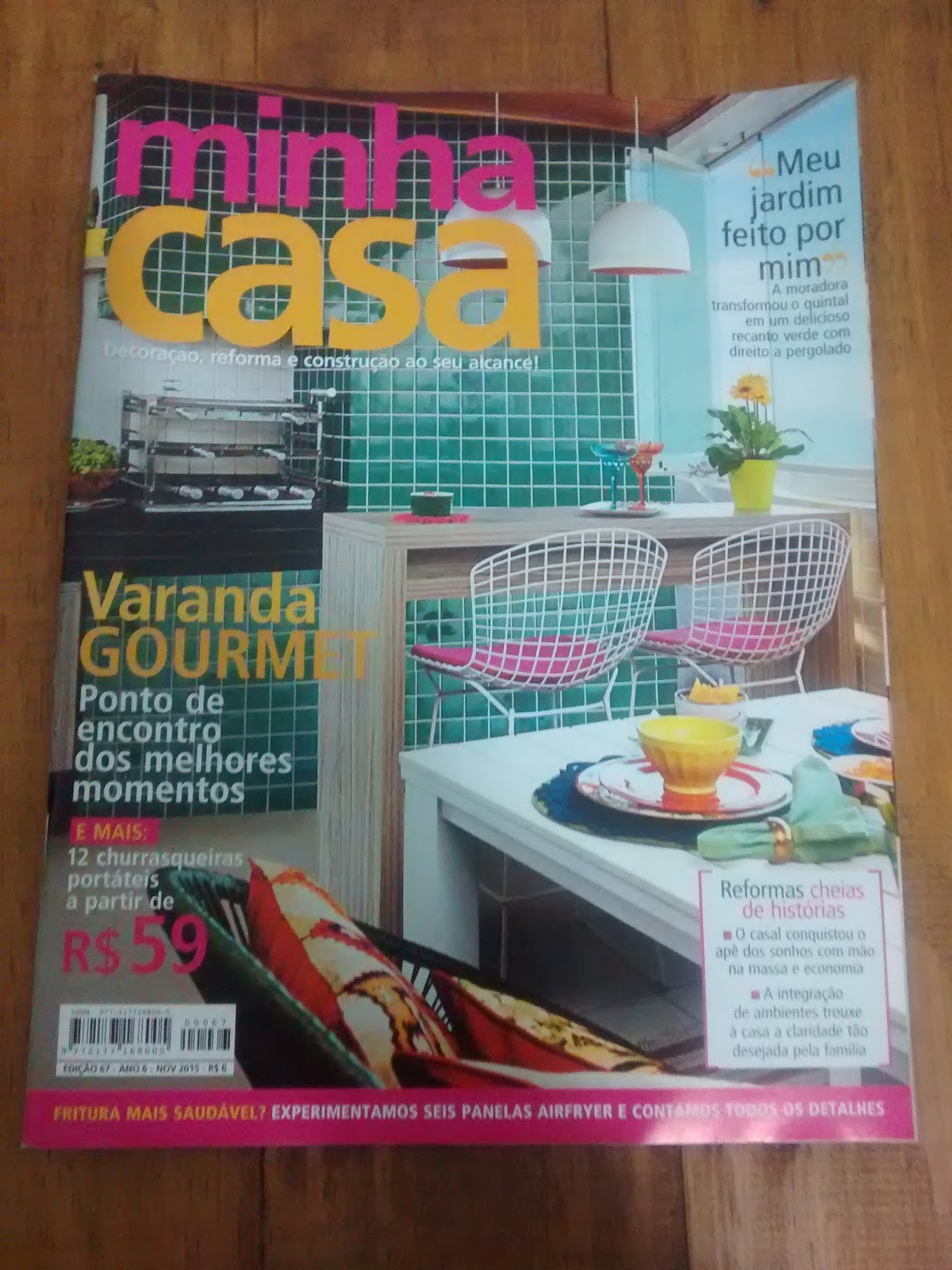 Cariocando entre irmãs: TOP 5 - REVISTA MINHA CASA NOVEMBRO 2015