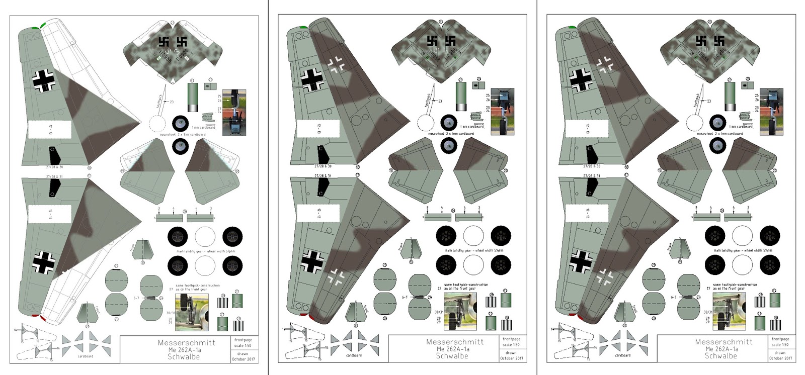 PAPER PLANES: Messerschmitt Me-262 'Schwalbe'