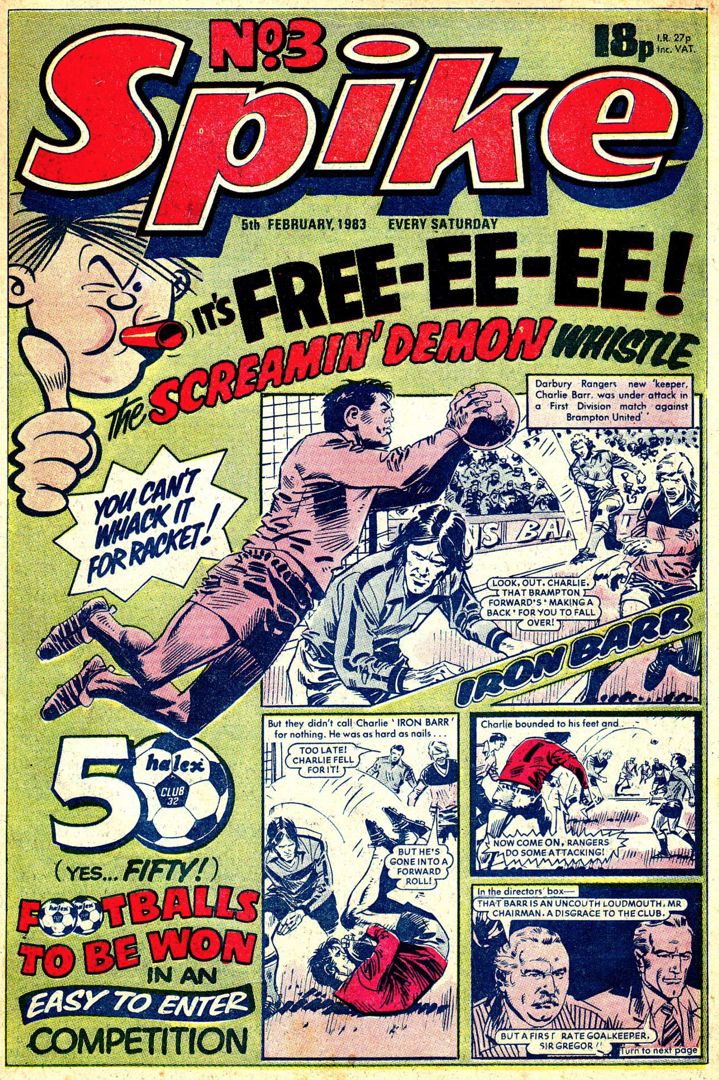 Wacky Comics!: January 1983 - Spike is Launched