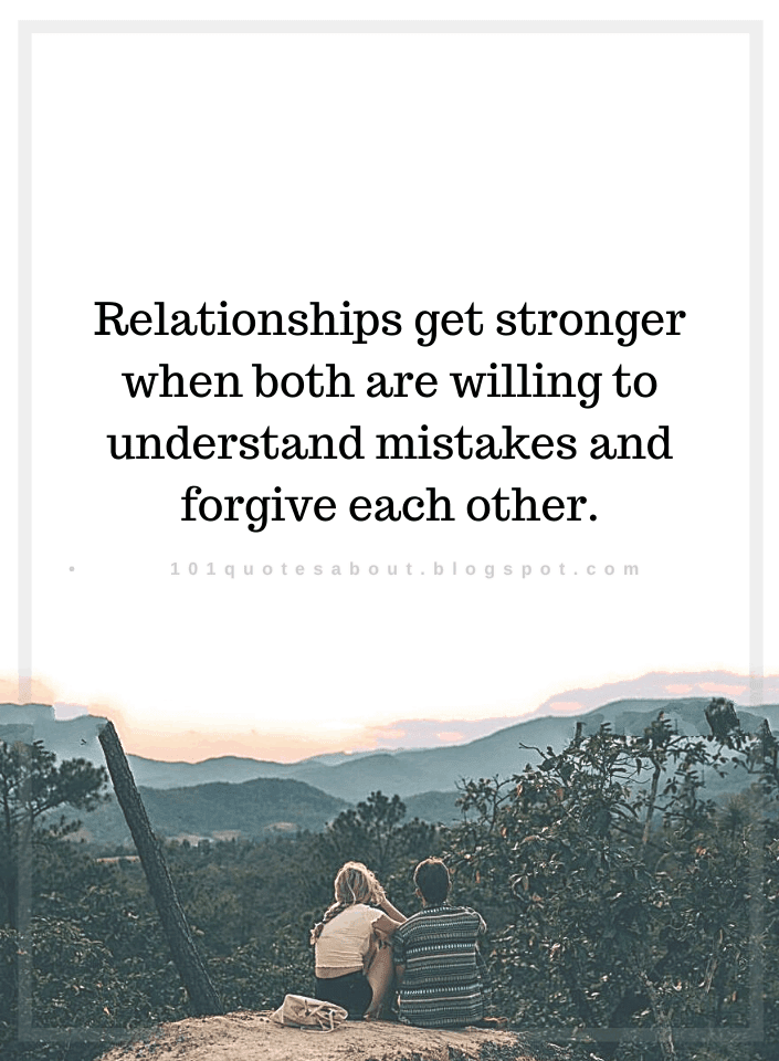 Relationships Get Stronger When Both - Quotes - 101 QUOTES