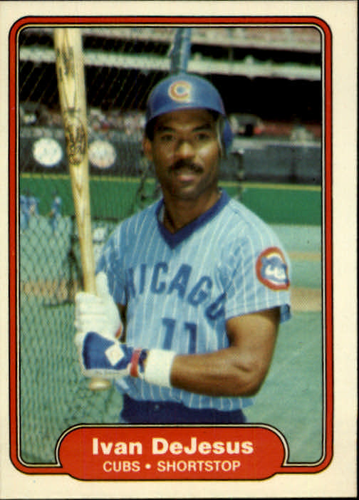 80's Cubs Cards: 1982 Fleer Chicago Cubs Checklist