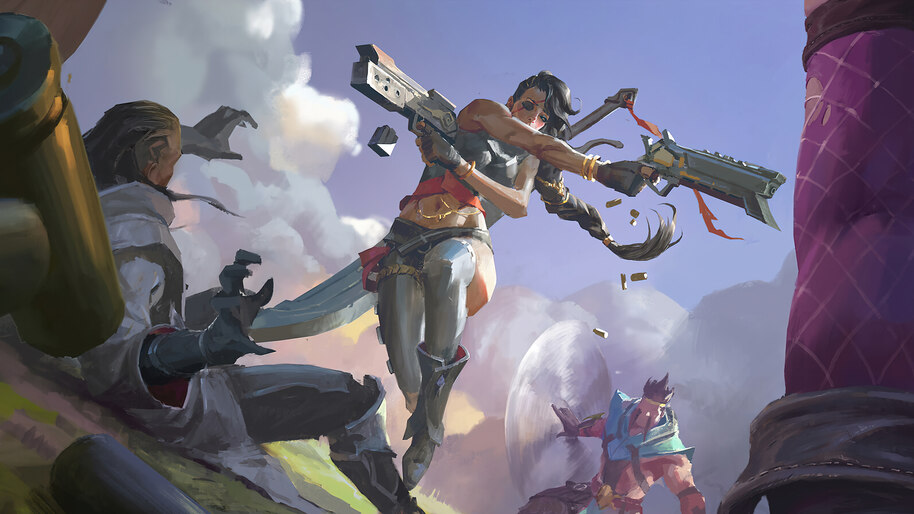 Samira LoL Art League of 4K #3530a Wallpaper PC Desktop