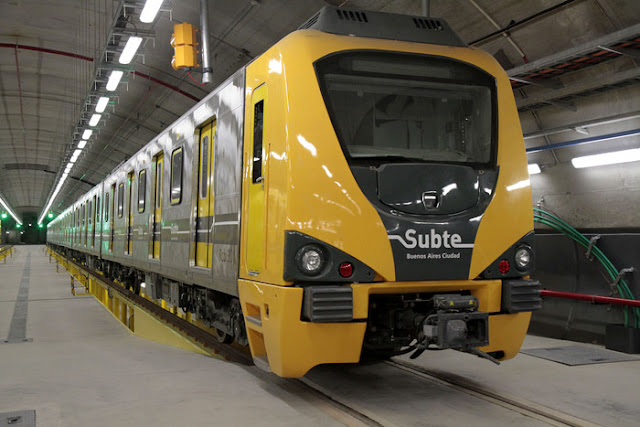 CRÓNICA FERROVIARIA: Línea "H" de Subte: Hoy inauguraron las cocheras ...