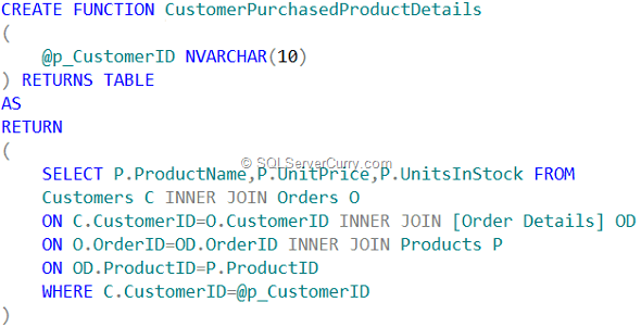 Sql Server Functions Trong Sql User Defined Functions