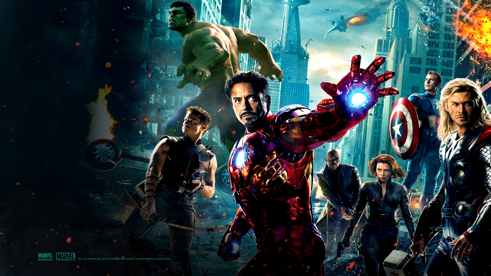 Marvel Spoiler Oficial: Wallpaper de The avengers (2012)