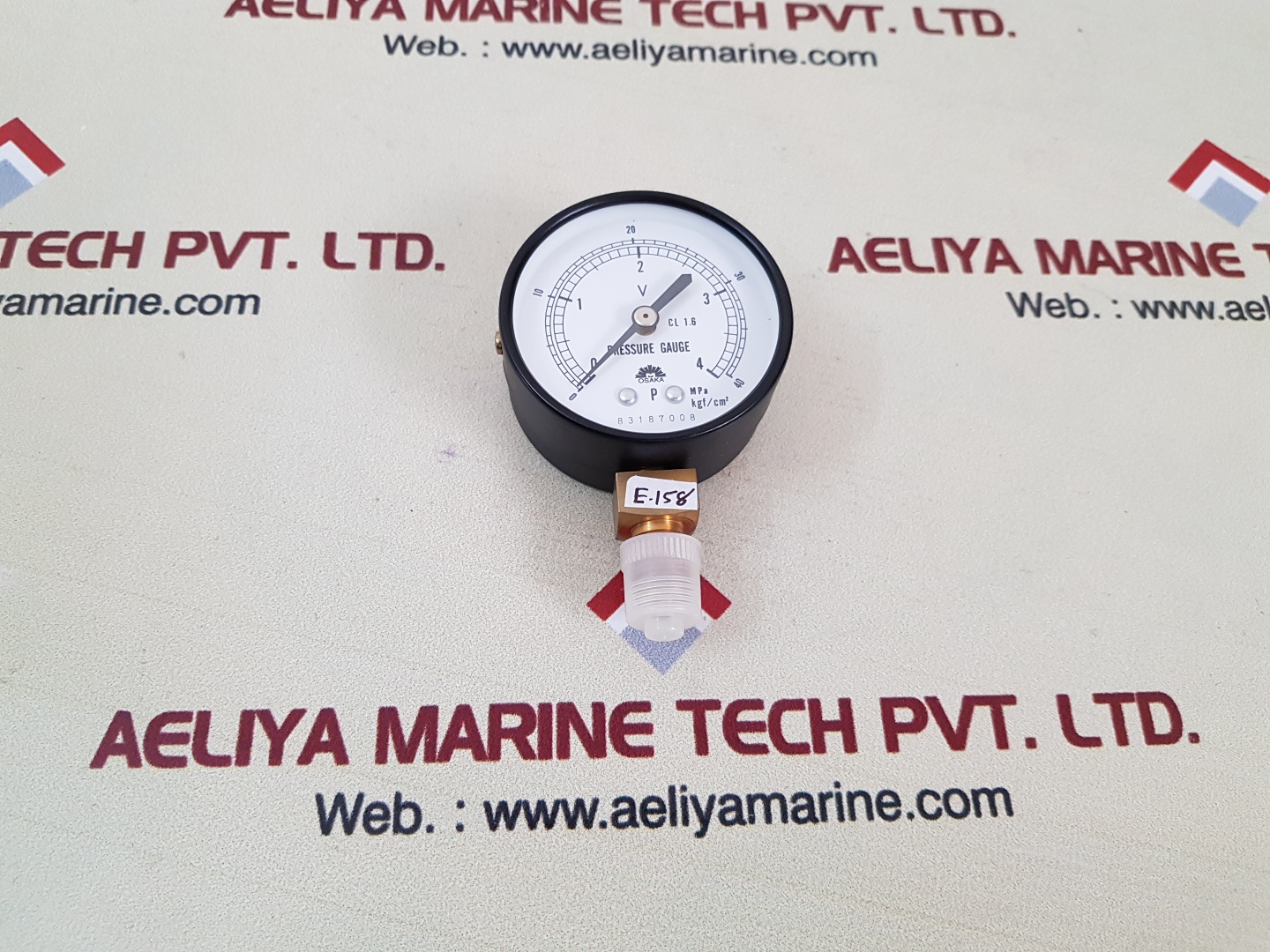 OSAKA STANDARD PRESSURE GAUGE 0-40 MPA - Aeliya Marine