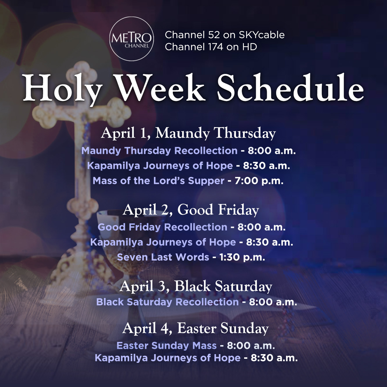 Manila Shopper: Celebrate Meaningful Holy Week at Home: Holy Week ...