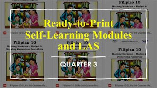 3rd Quarter Ready-to-Print Modules and LAS with Answer Key - Deped Tambayan