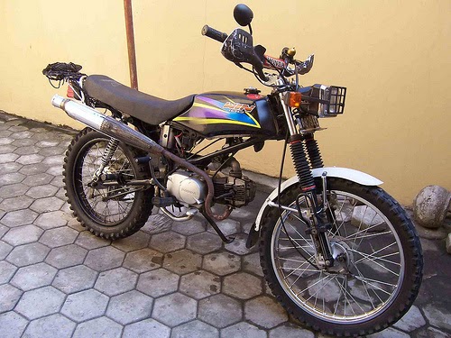 Modifikasi Honda Win Konsep Off Road