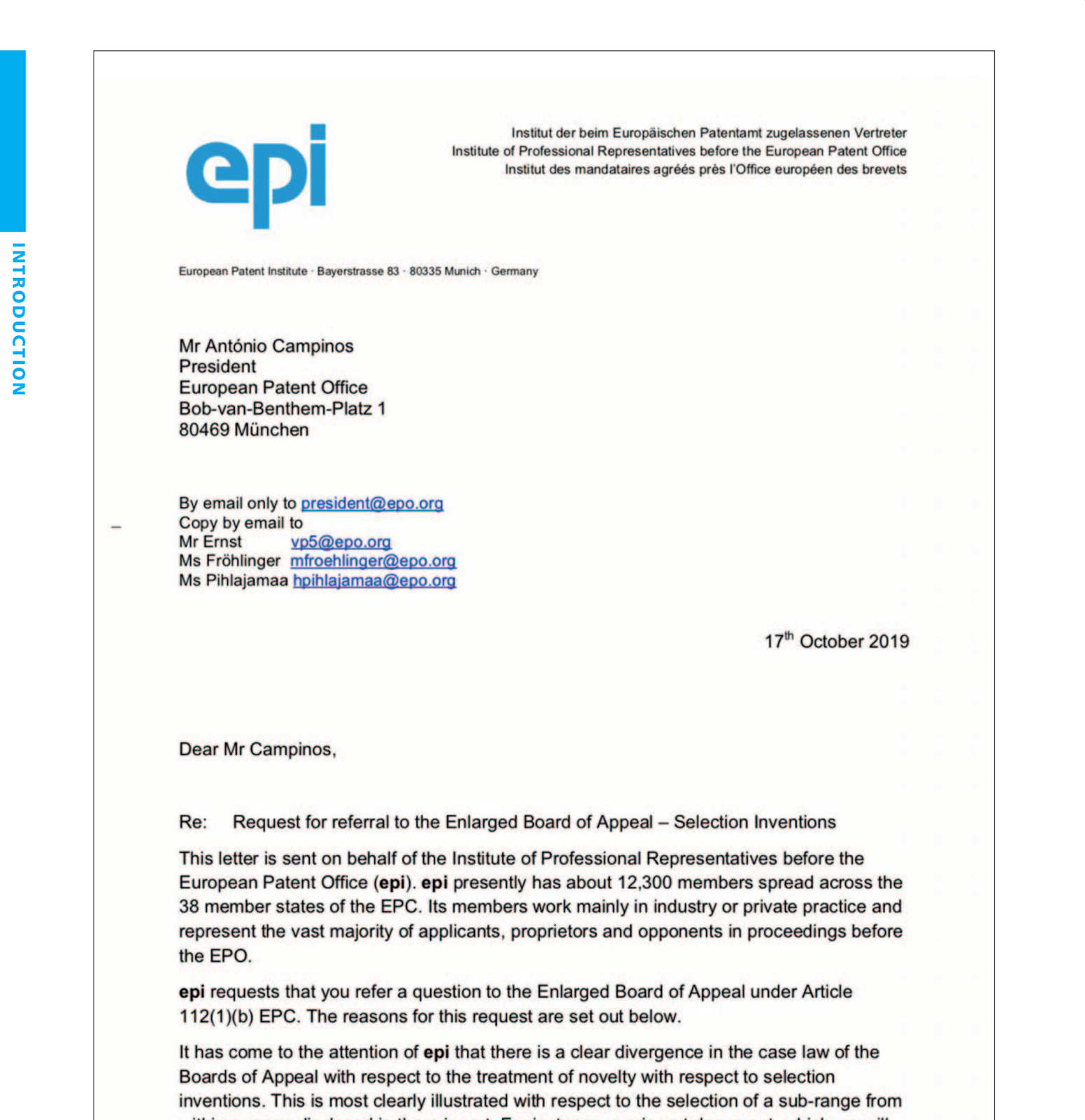 President says no to President