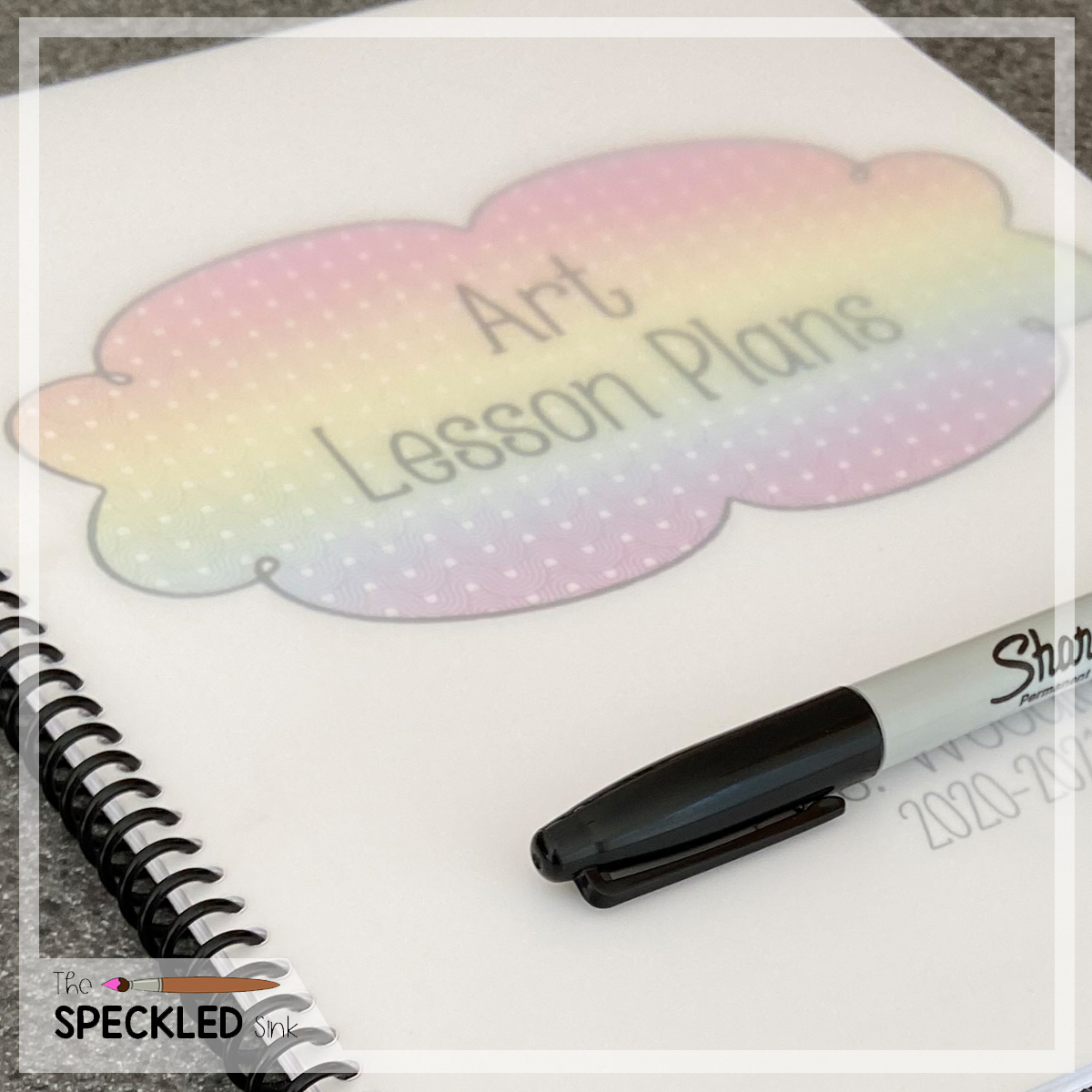 The Speckled Sink: Undated Art Teacher Planner