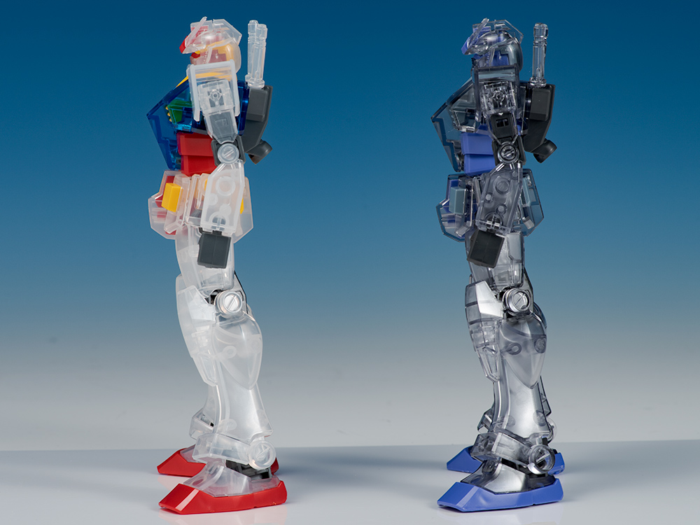 Entry Grade 1/144 - RX-78-2 Gundam Clear Color & RX-78-3 G-3 Gundam Clear Color
