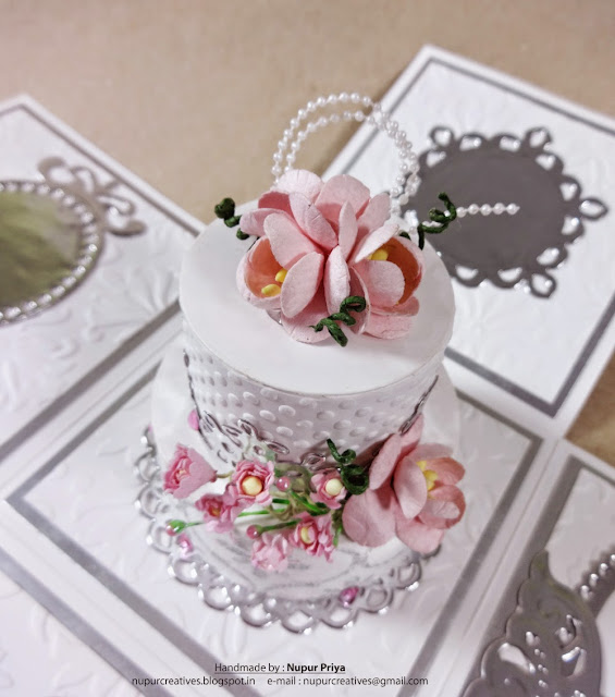 nupur creatives: Experiments with paper cake