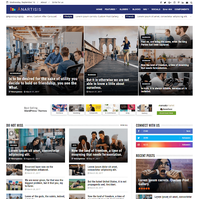 15+ Best Free Premium Blogger Templates (2022) - Blogwaping