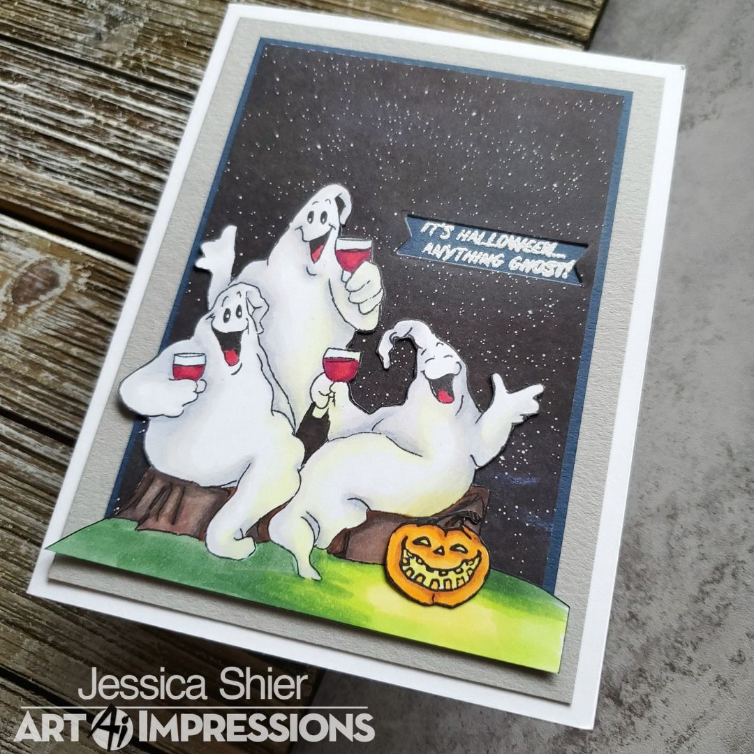 Art Impressions Blog: Fright Night Anything Ghost! | By Jessica Shier