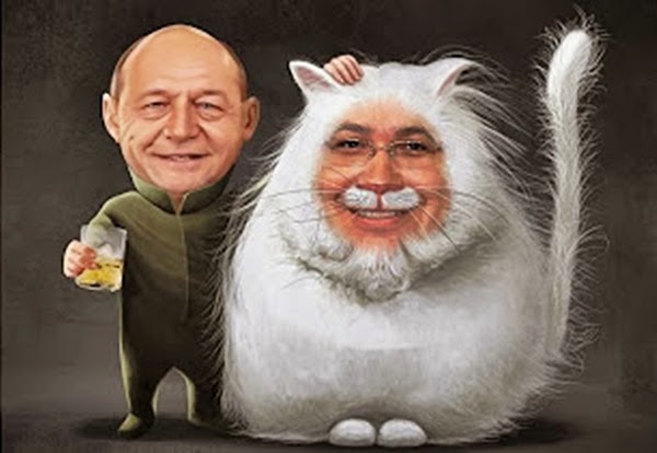 Poze Amuzante / haioase / meme: Basescu l-a inlocuit pe Motanul Felix ...
