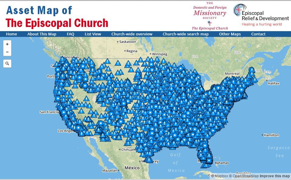 Three Rivers Episcopal: Episcopal Asset Map Unveils Redesigned Site ...