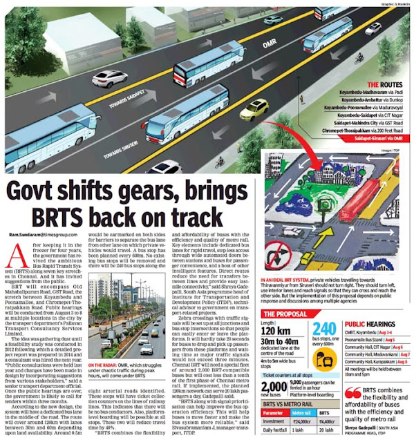 Will BRTS work for Chennai? pros and cons - eNidhi India Travel Blog