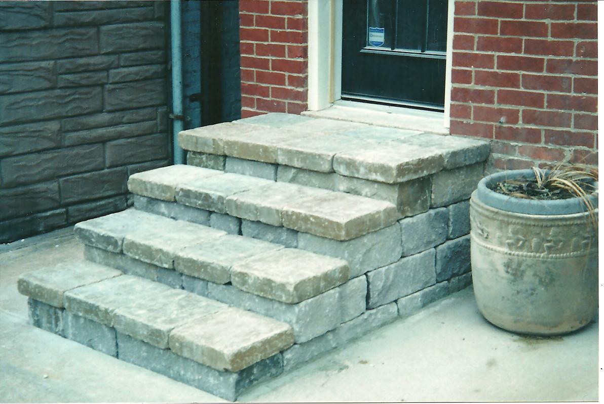 Custom Stoneworks & Design Inc.: Baltimore City Steps installed