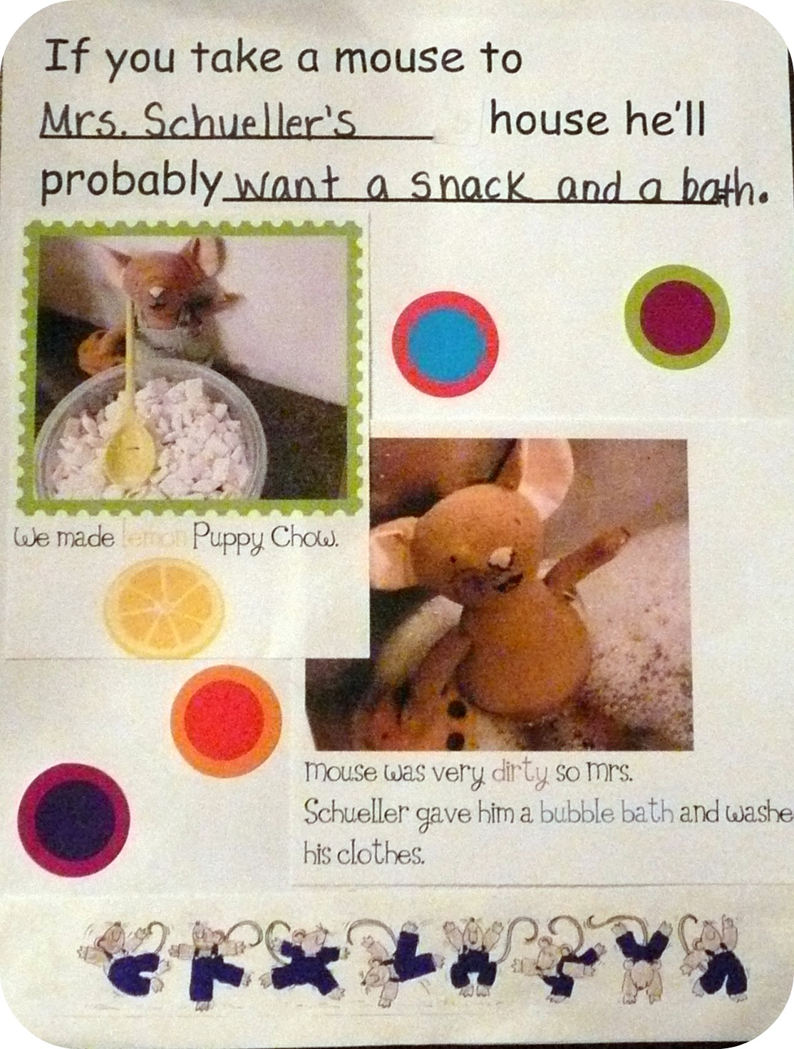 The Very Busy Kindergarten: If You Give A Mouse A Cookie