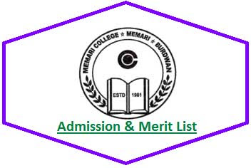 Memari College Admission 2024 Online Form for UG/PG CBCS Merit List ...