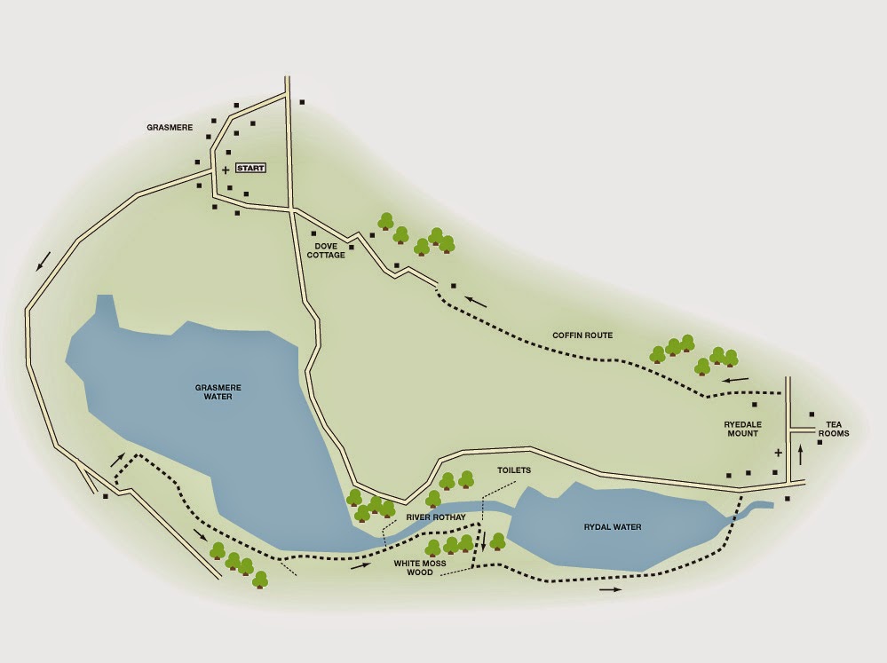 Henibean: Walking with wheelchairs - Grasmere Lake from Rydal Car park.