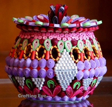 Crafting Eye: Quilled Pot with Lid