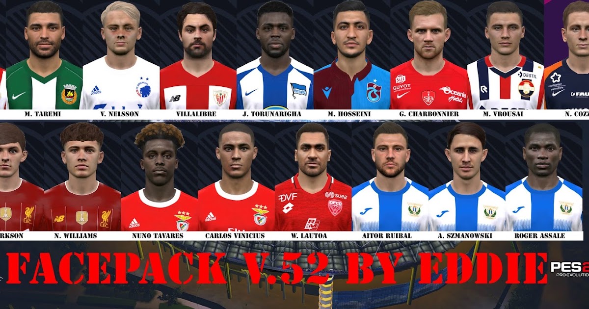 PES 2017 Facepack V52 by Eddie Facemaker ~ SoccerFandom.com | Free PES ...