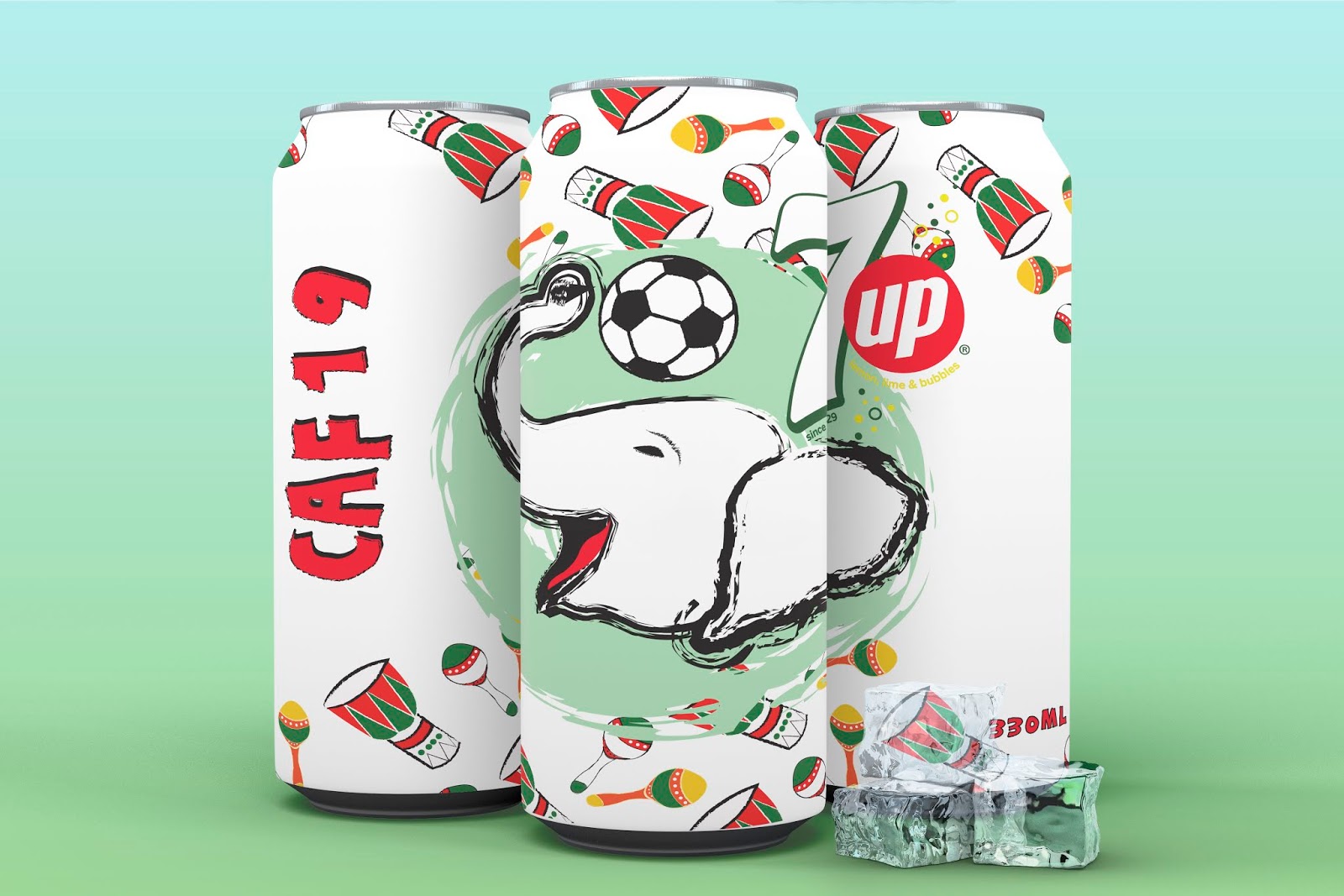 7UP cans by students of Helwan university – Packaging Of The World