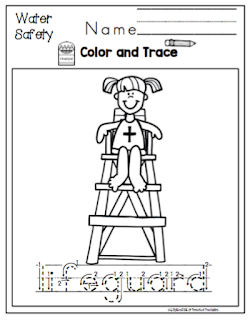 Water Safety for Toddlers ~ Preschool Printables