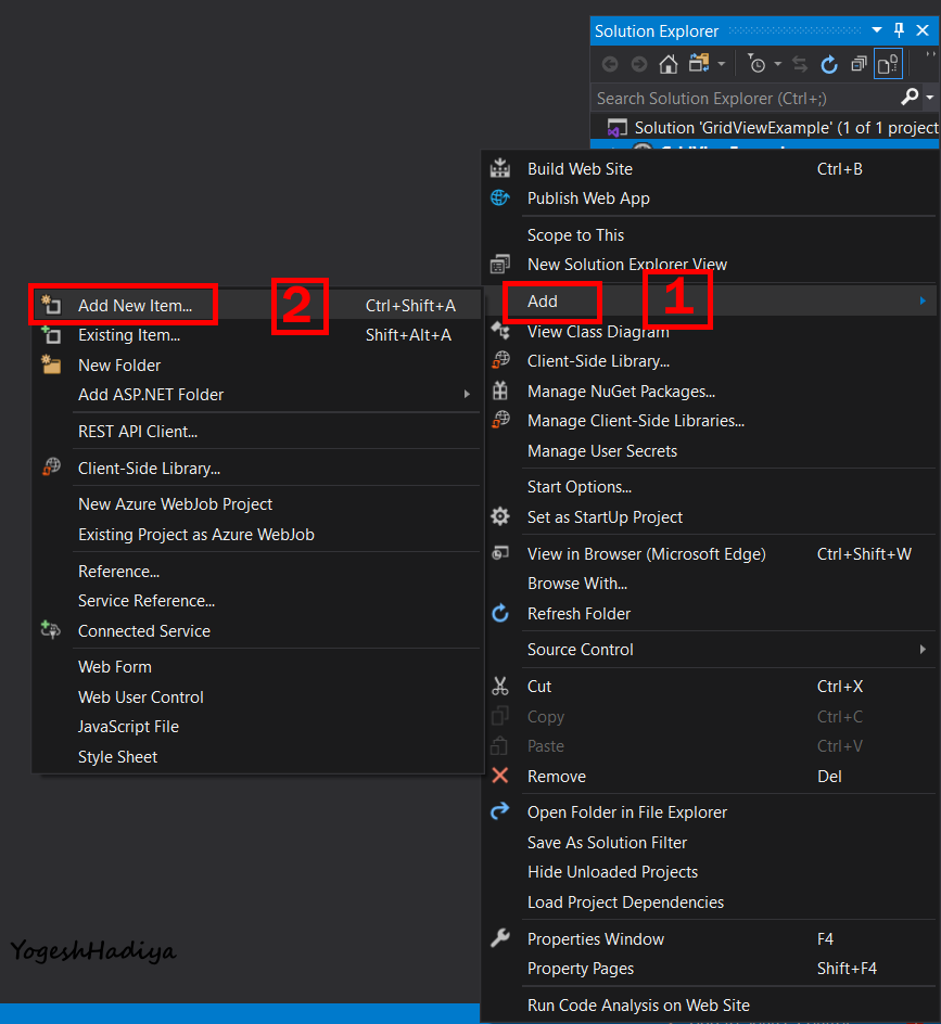 Insert Data Into DataBase And Show In GridView In Asp.Net C#
