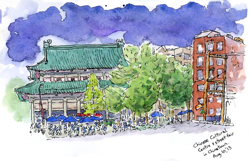 Dave Huggard Drawings: Chinatown