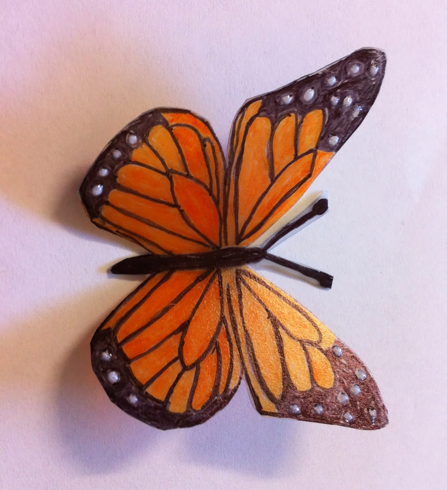 Me N My World: Butterfly with Recycle Milk jug - Tutorial