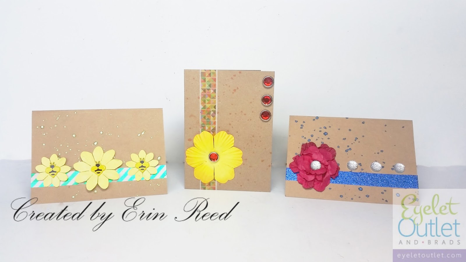 Erin Reed Makes: Trio of CAS Cards **Eyelet Outlet & Tattered Angels ...