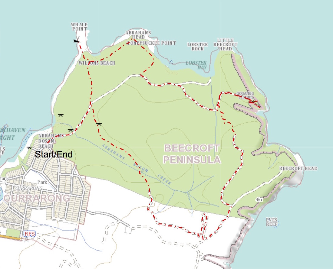 Phil's Bushwalking Blog: Abrahams Bosom Reserve: Coomies Walk