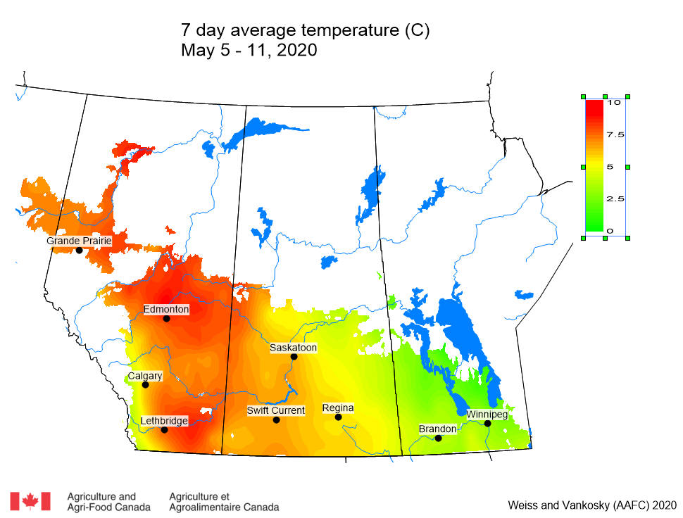 Canadian Prairies Map