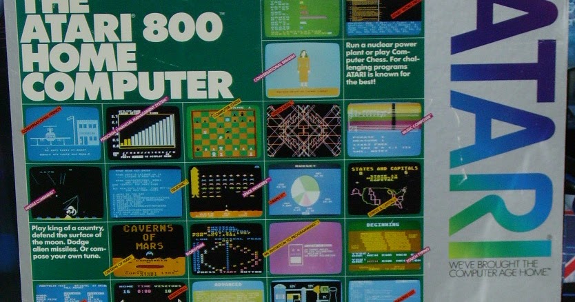ATARI 8-bit Ads: The Atari 800 Home Computer Poster