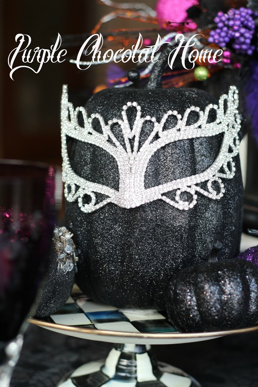 Halloween Costume Party Table - Purple Chocolat Home