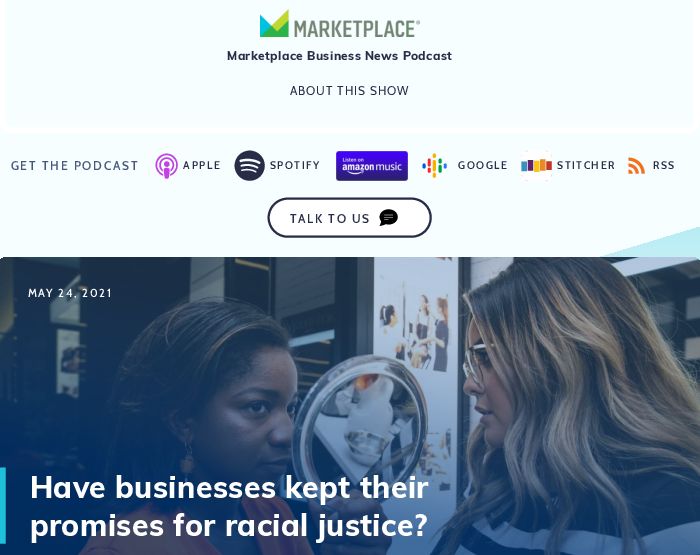 MAY 24, 2021 Have businesses kept their promises for racial justice ...