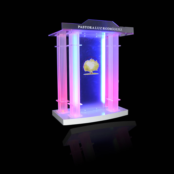 Shenzhen GuiHe organic glass products: frosted acrylic church pulpit ...