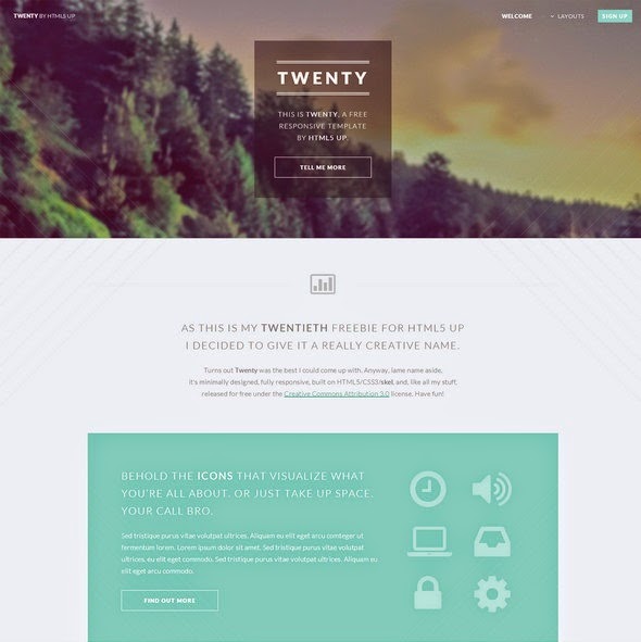 45 Free Responsive HTML5 CSS3 Website Templates 2015