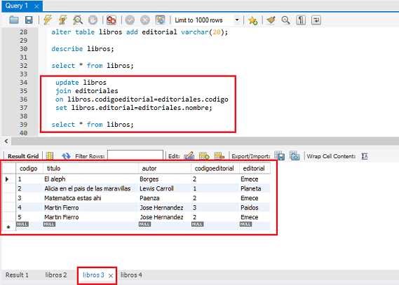 TUTOS-EDGAR: como eliminar campos de una tabla en mysql
