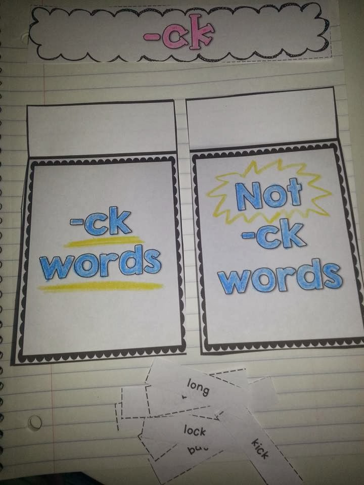 Phonics Interactive Notebook