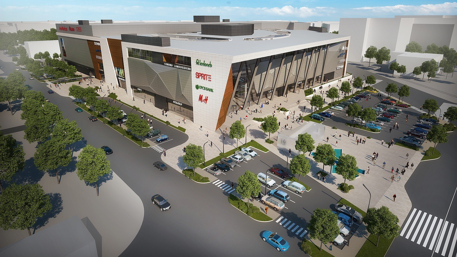 Dronov Architects: Shopping complex