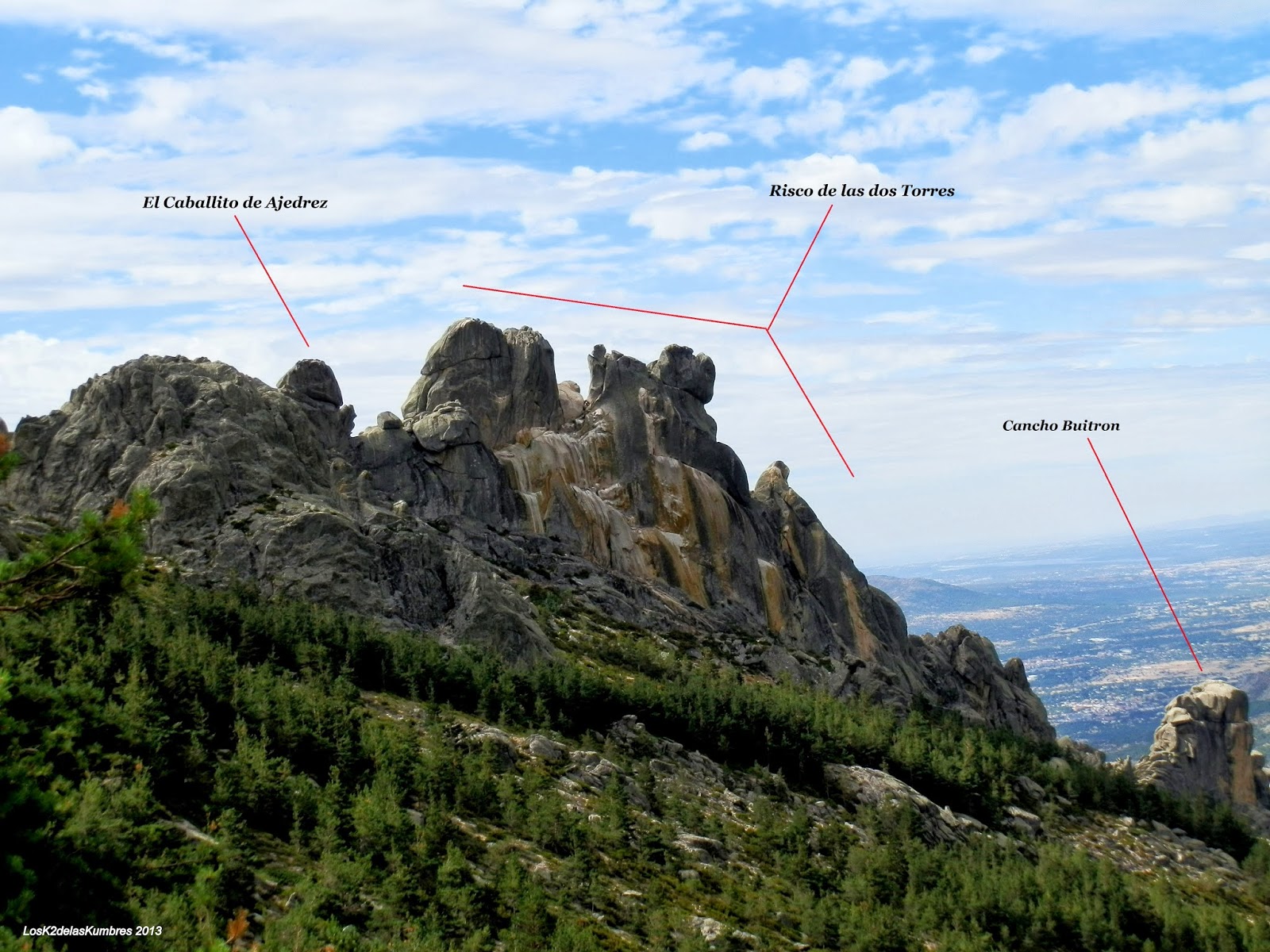 La Pedriza Senderismo Circular Las Torres de la Pedriza