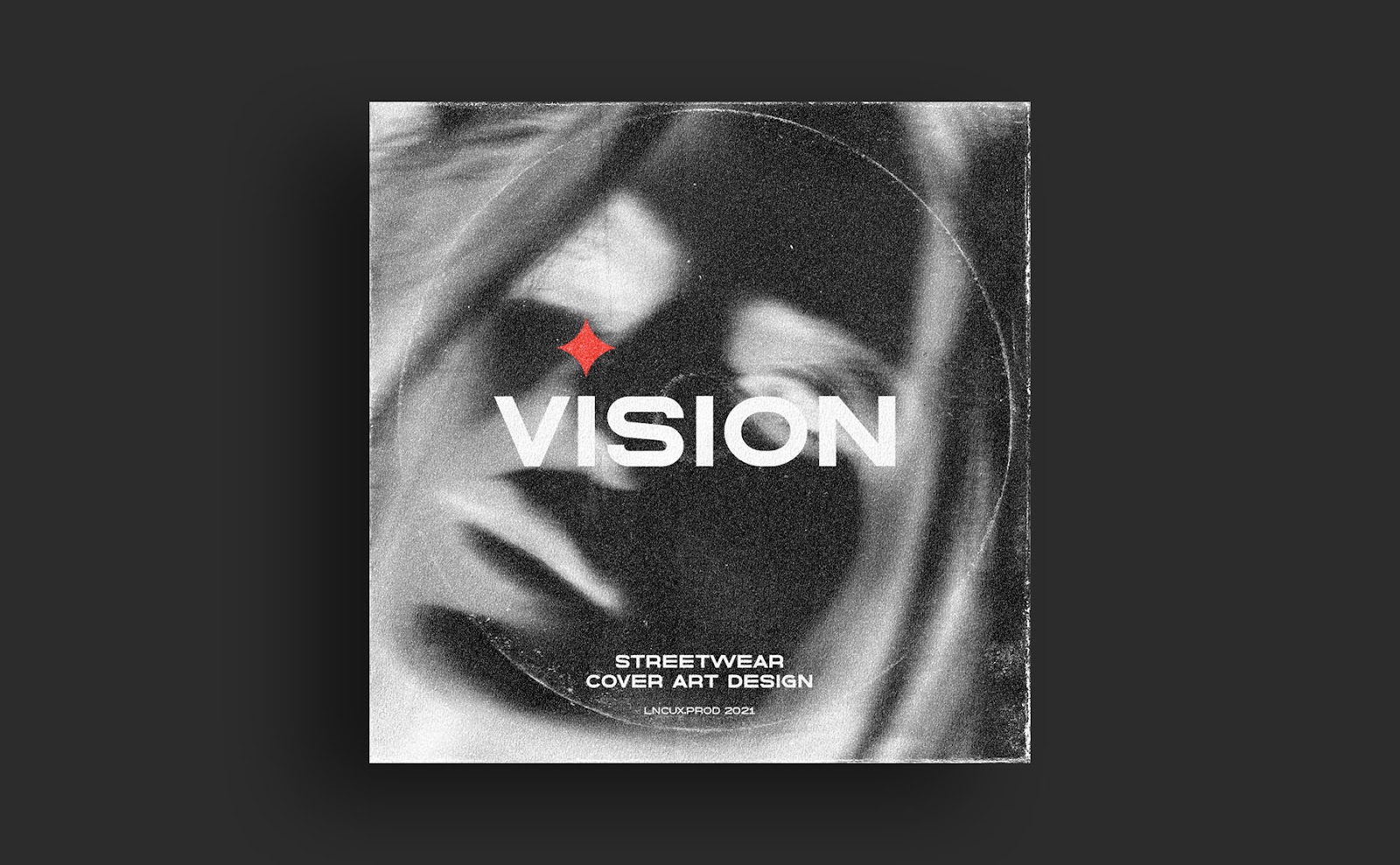 Free Infrared Vision Cover Art Design Template