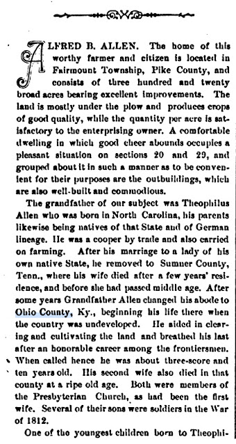 Ohio County, Kentucky History: Alfred B. Allen