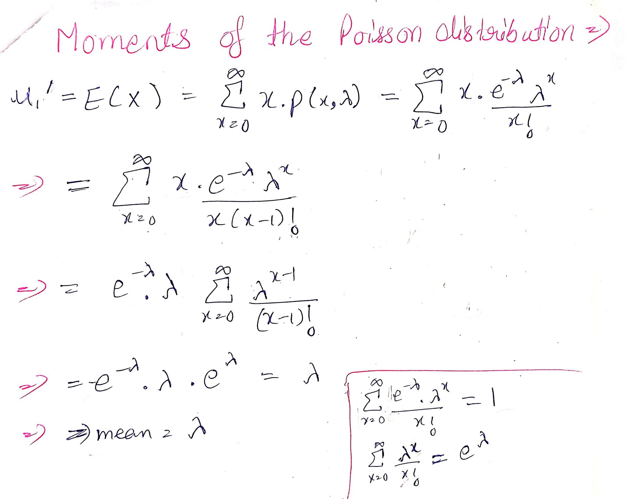 Poisson distribution
